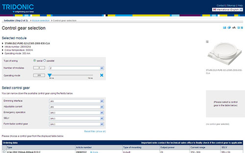 A perfectly matched LED system in no time at all – Tridonic